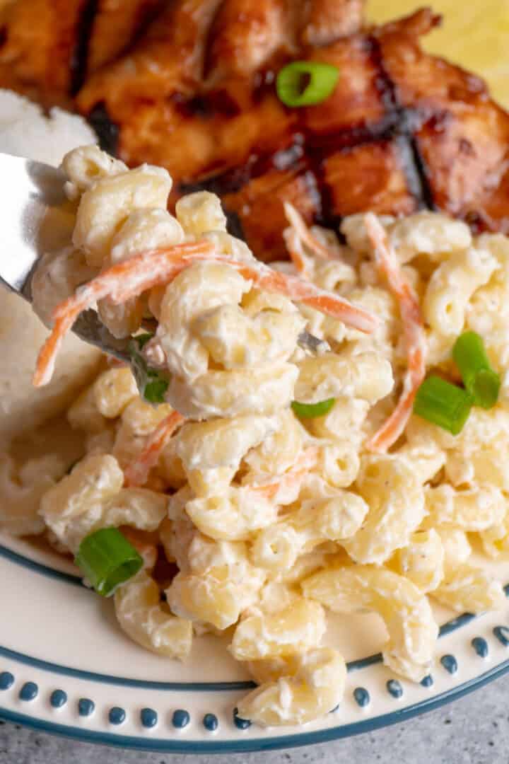 Hawaiian Macaroni Salad - The Cooking Duo