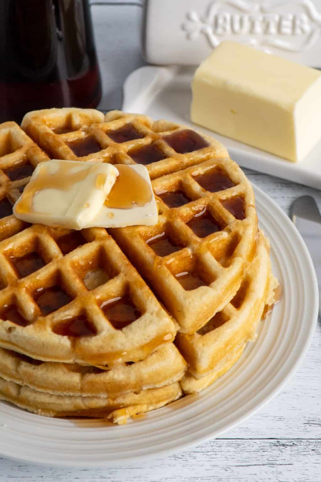 Best Homemade Waffle Recipe - The Cooking Duo