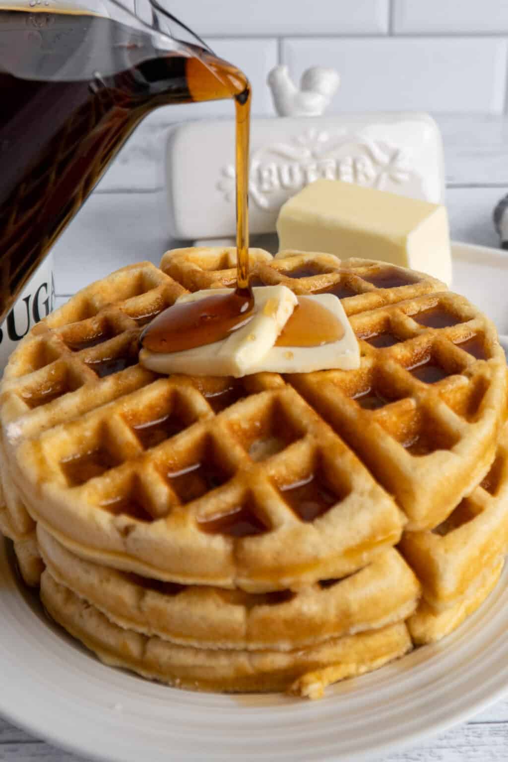 Best Homemade Waffle Recipe - The Cooking Duo