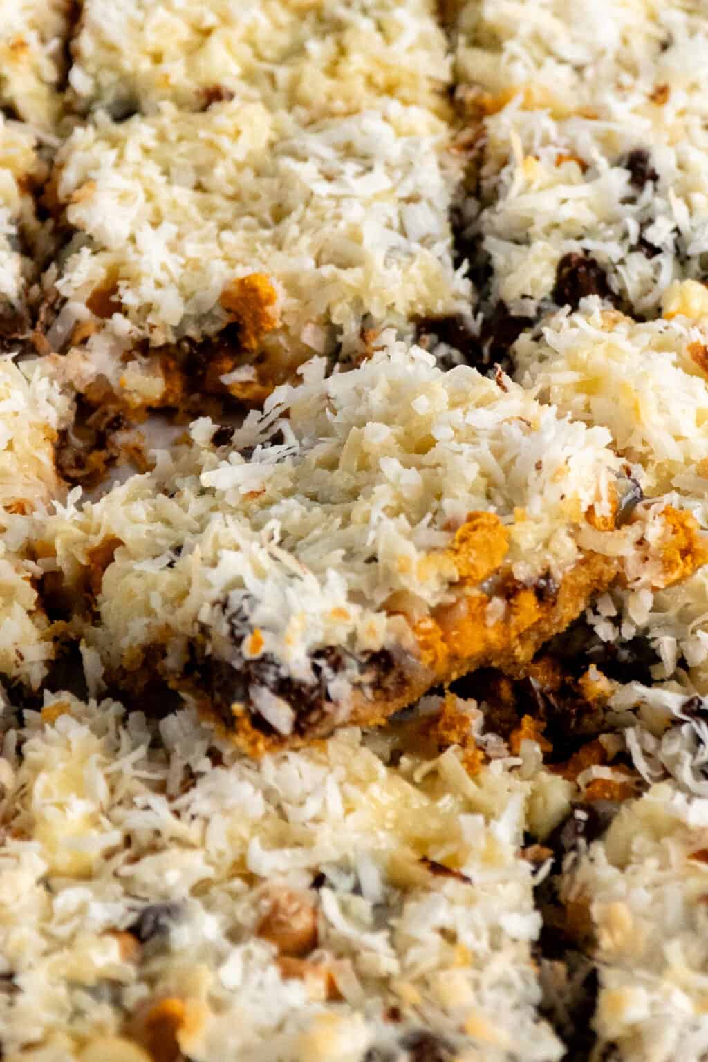 7 Layer Magic Cookie Bars - The Cooking Duo