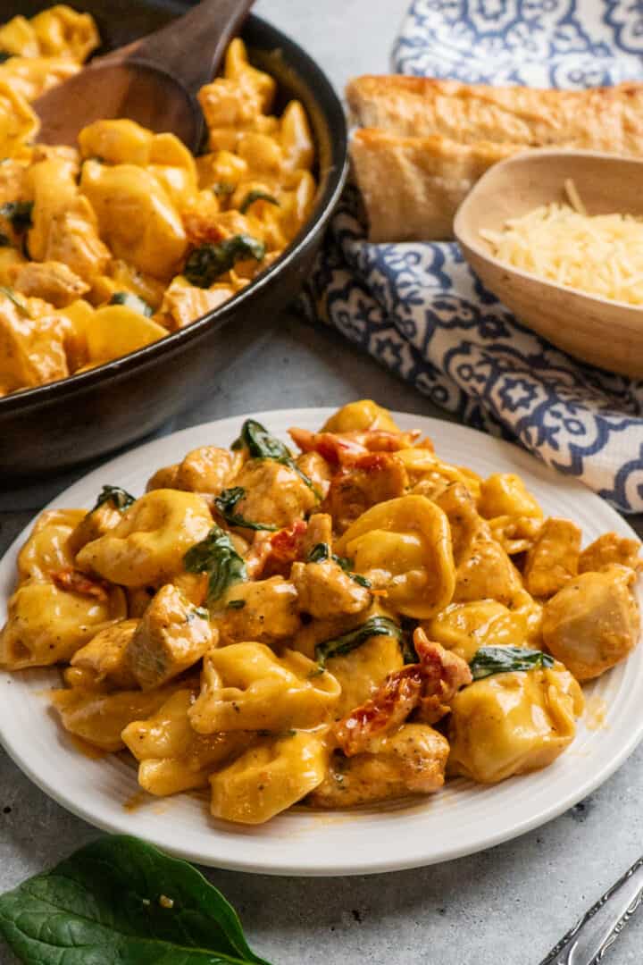 Marry Me Chicken Tortellini - The Cooking Duo