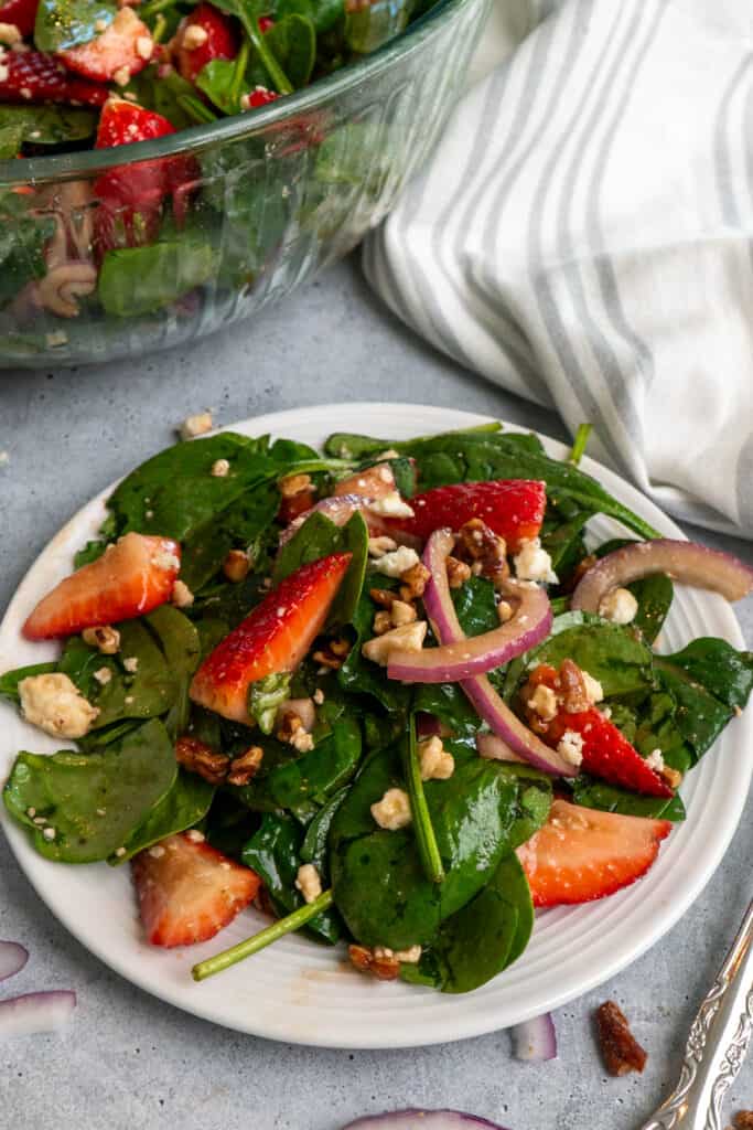Strawberry Pecan Salad - The Cooking Duo