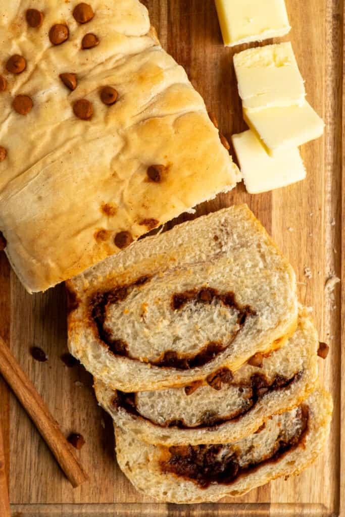 Cinnamon Chip Bread - The Cooking Duo