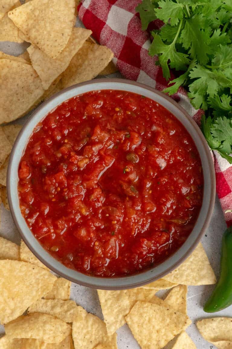 Restaurant Style Salsa - The Cooking Duo