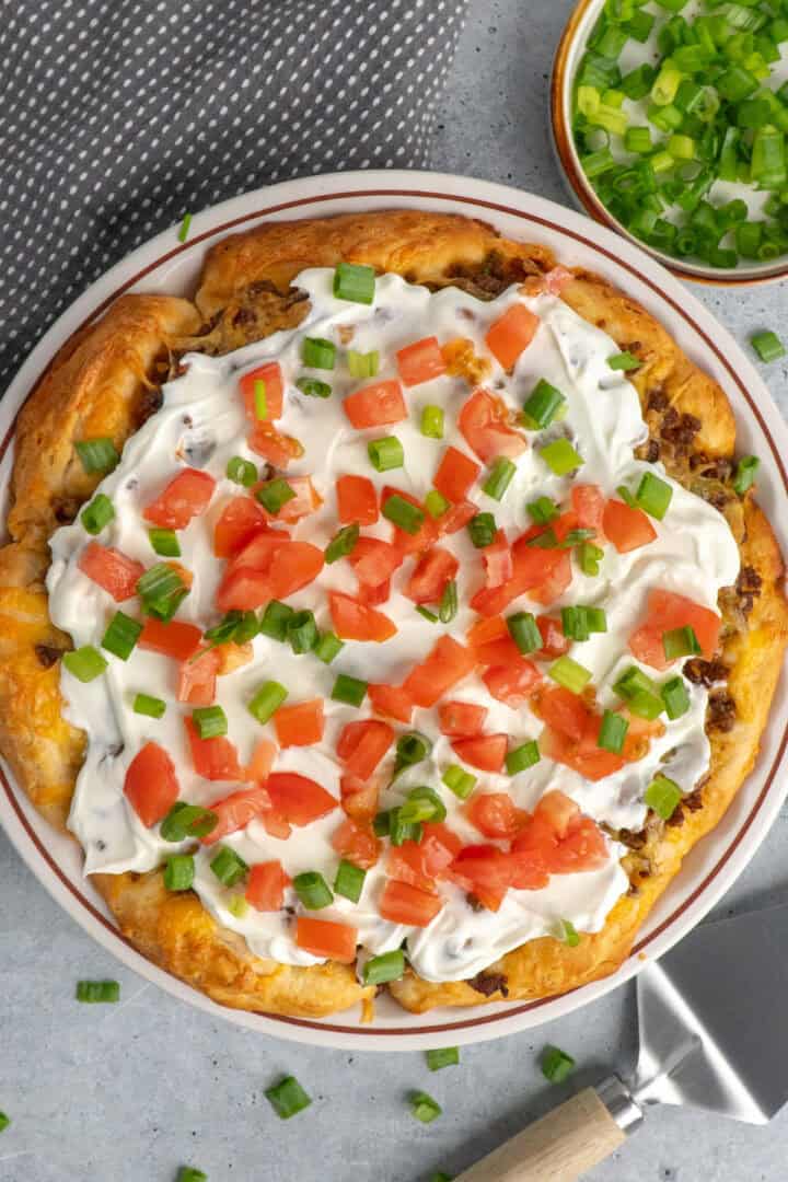 Easy Taco Pie - The Cooking Duo