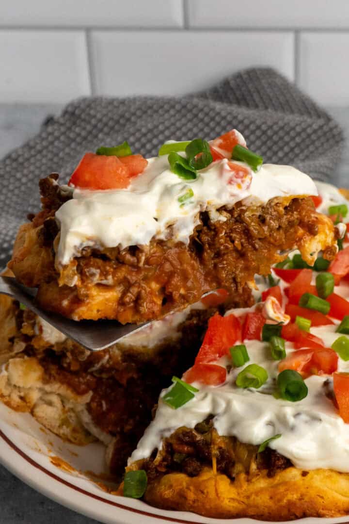 Easy Taco Pie - The Cooking Duo