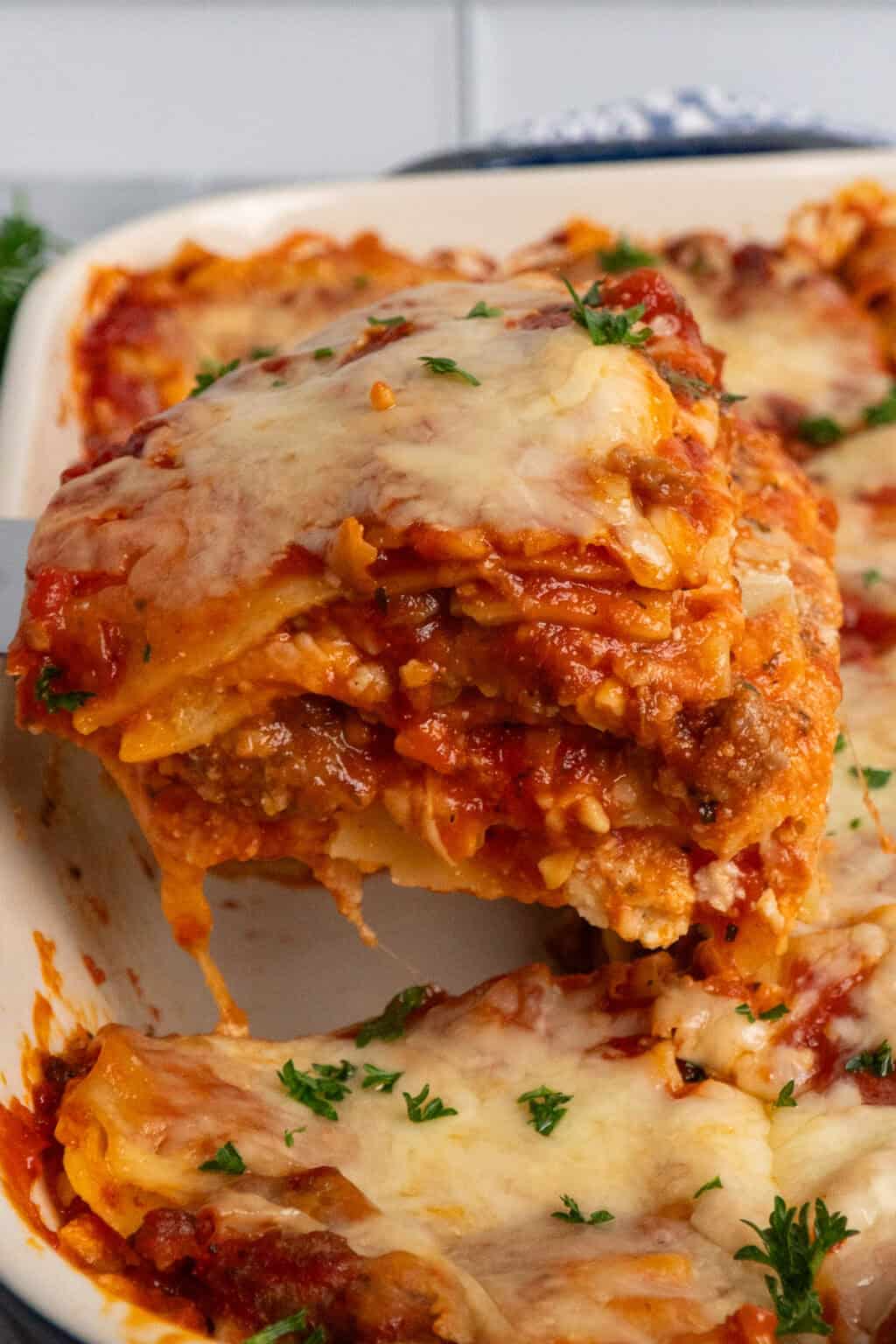 Easy Lasagna Recipe - The Cooking Duo