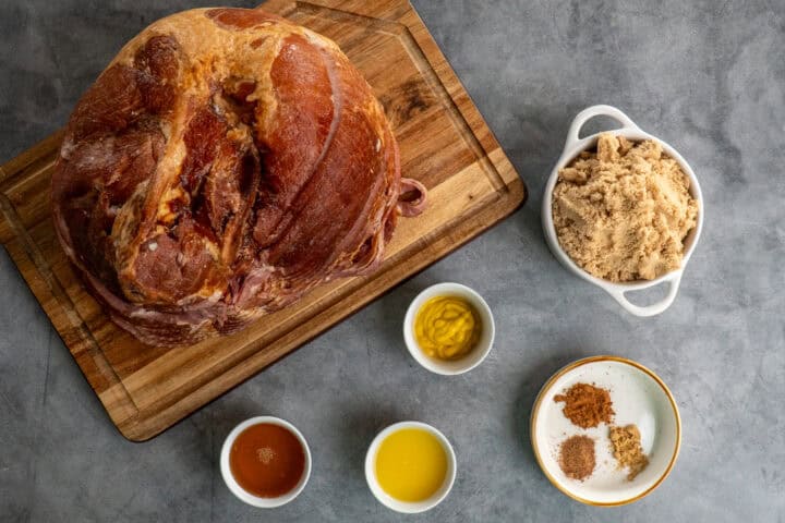Baked Ham with Brown Sugar Glaze - The Cooking Duo