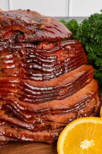 Baked Ham with Brown Sugar Glaze - The Cooking Duo