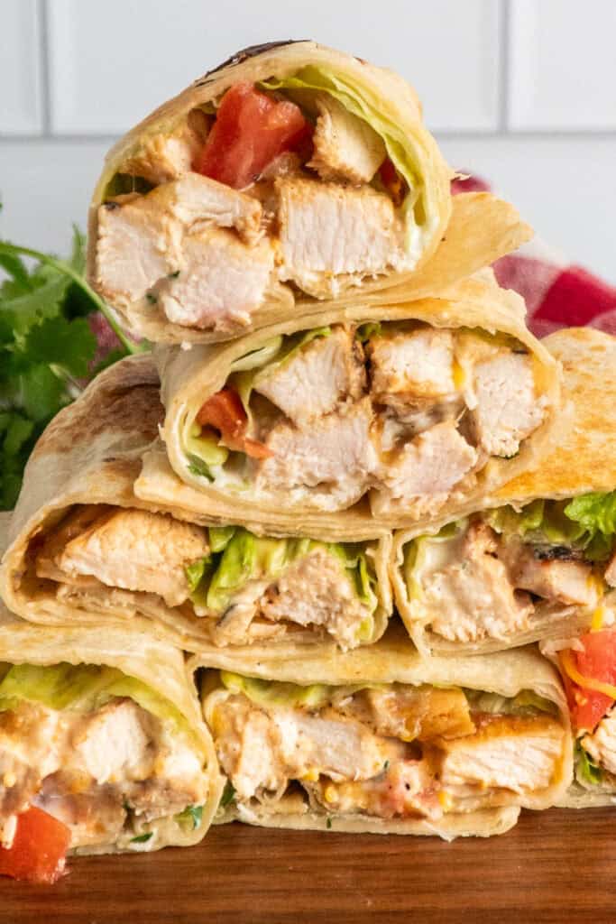 Grilled Chicken Wrap - The Cooking Duo