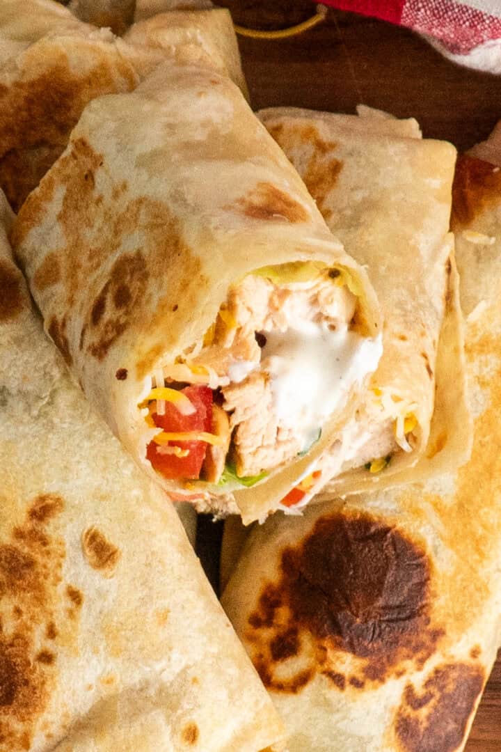 Grilled Chicken Wrap - The Cooking Duo