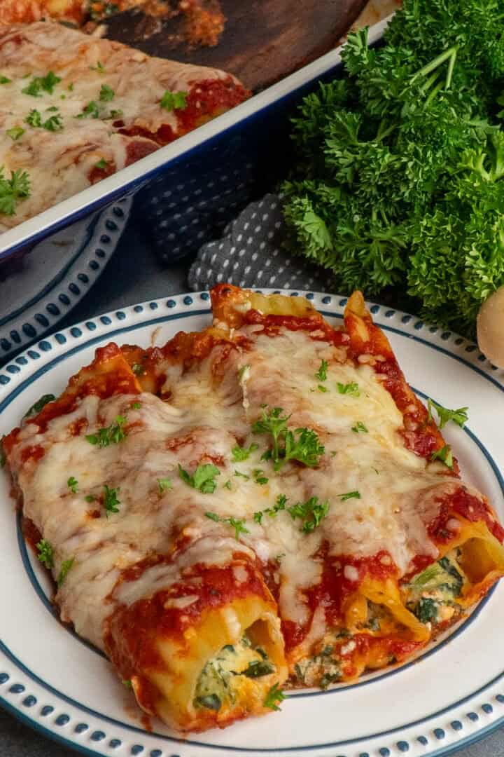 Stuffed Manicotti Recipe - The Cooking Duo