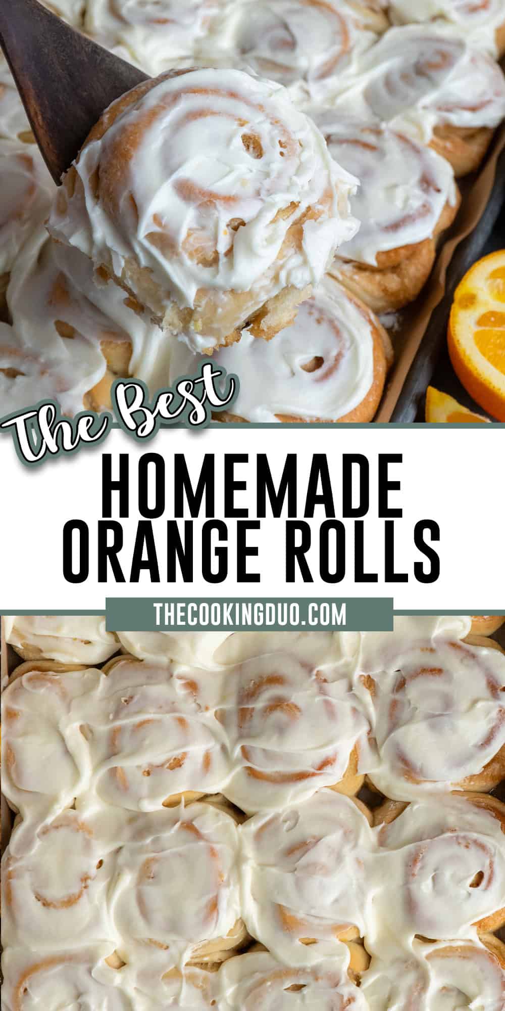 Sweet and Citrusy Orange Rolls - The Cooking Duo