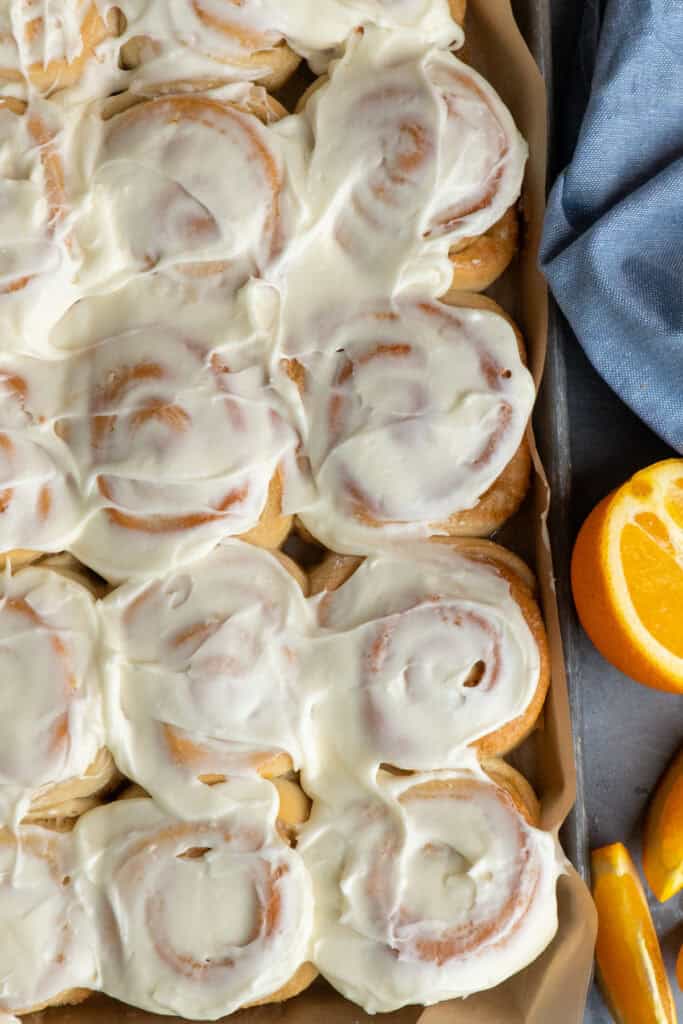 Sweet and Citrusy Orange Rolls - The Cooking Duo
