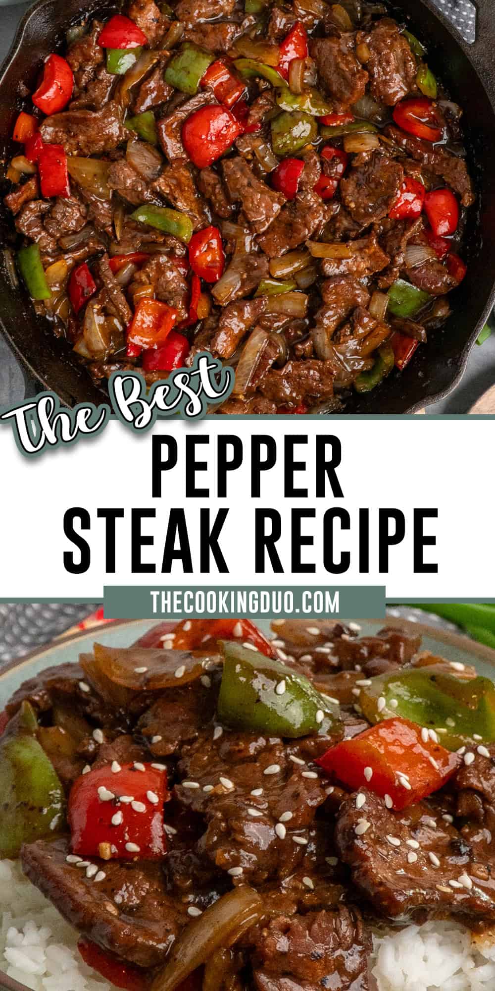 Pepper Steak Recipe - The Cooking Duo