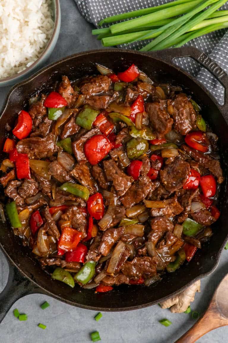 Pepper Steak Recipe - The Cooking Duo