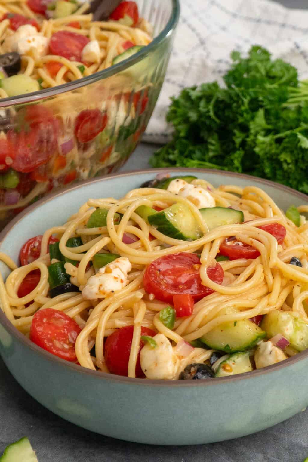 Spaghetti Salad - The Cooking Duo