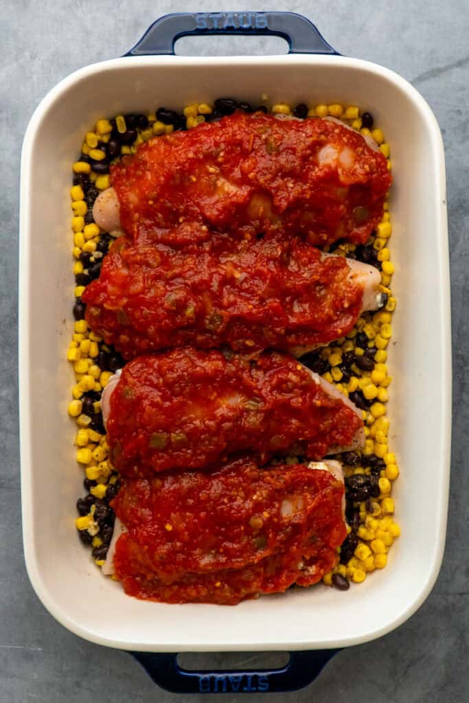 Salsa Chicken - The Cooking Duo