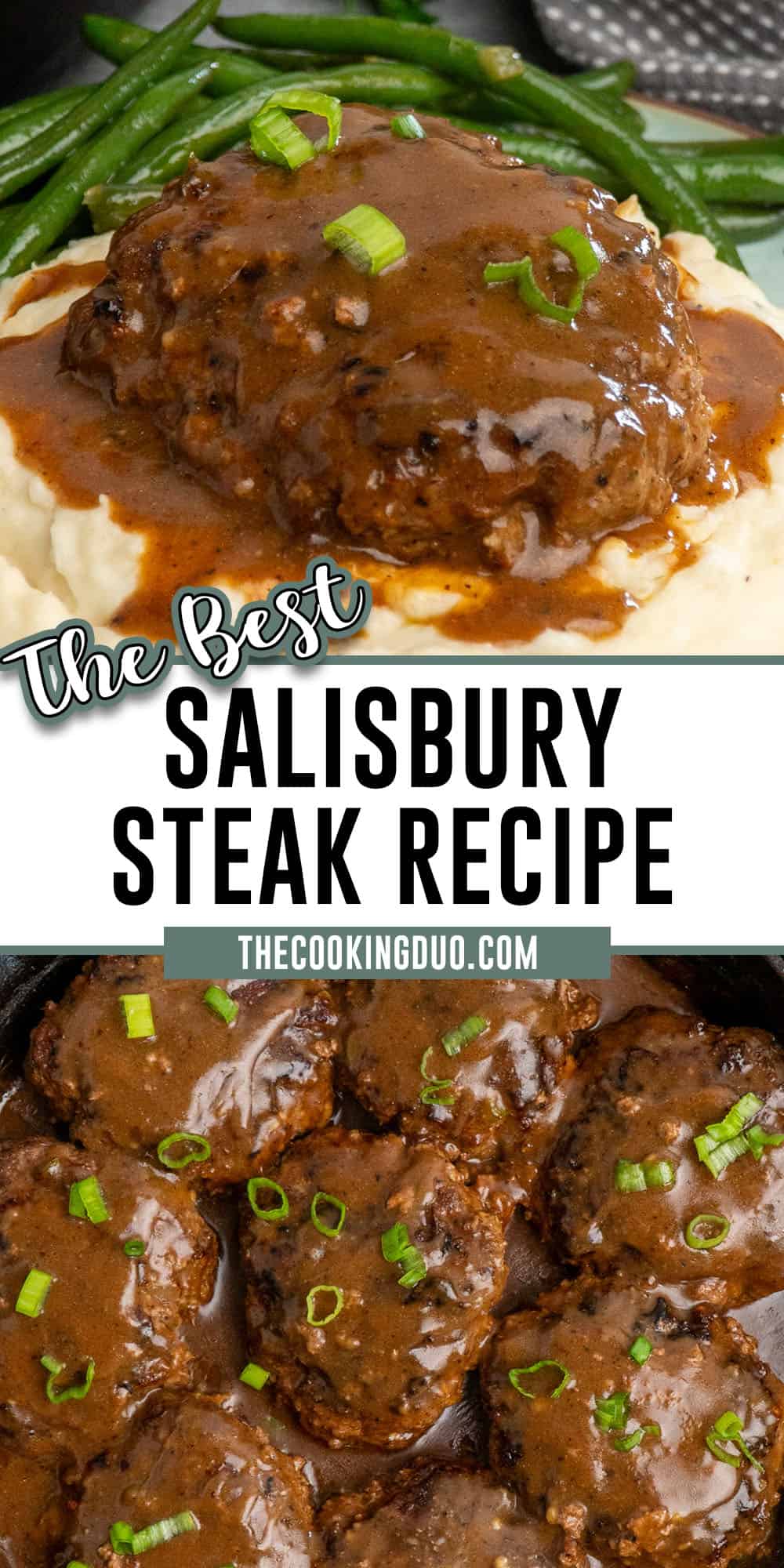 Salisbury Steak Recipe - The Cooking Duo