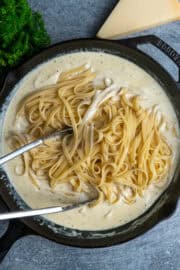 Fettuccine Alfredo - The Cooking Duo