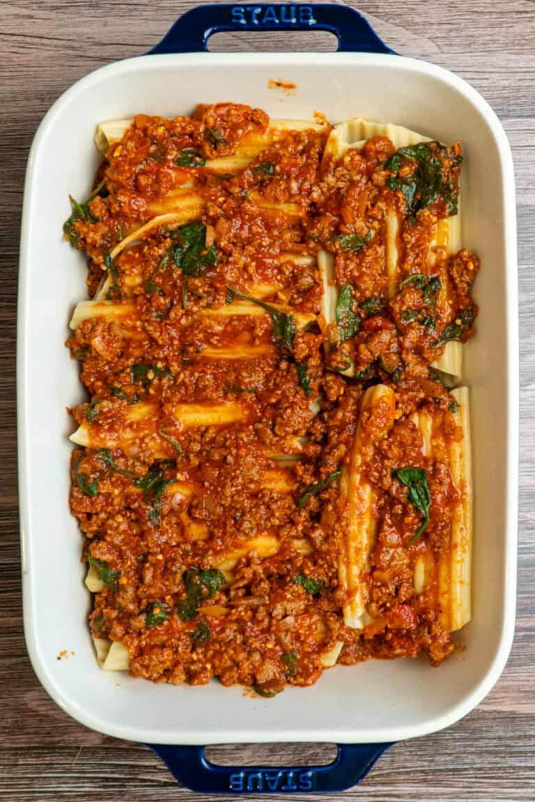 String Cheese Manicotti - The Cooking Duo