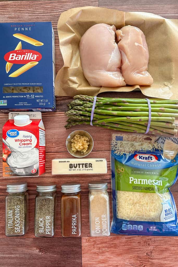 Chicken Asparagus Pasta - The Cooking Duo